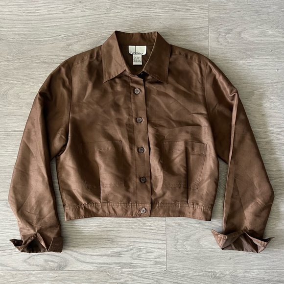 Aritzia | Jackets & Coats | Vintage Silk Jacket | Poshmark